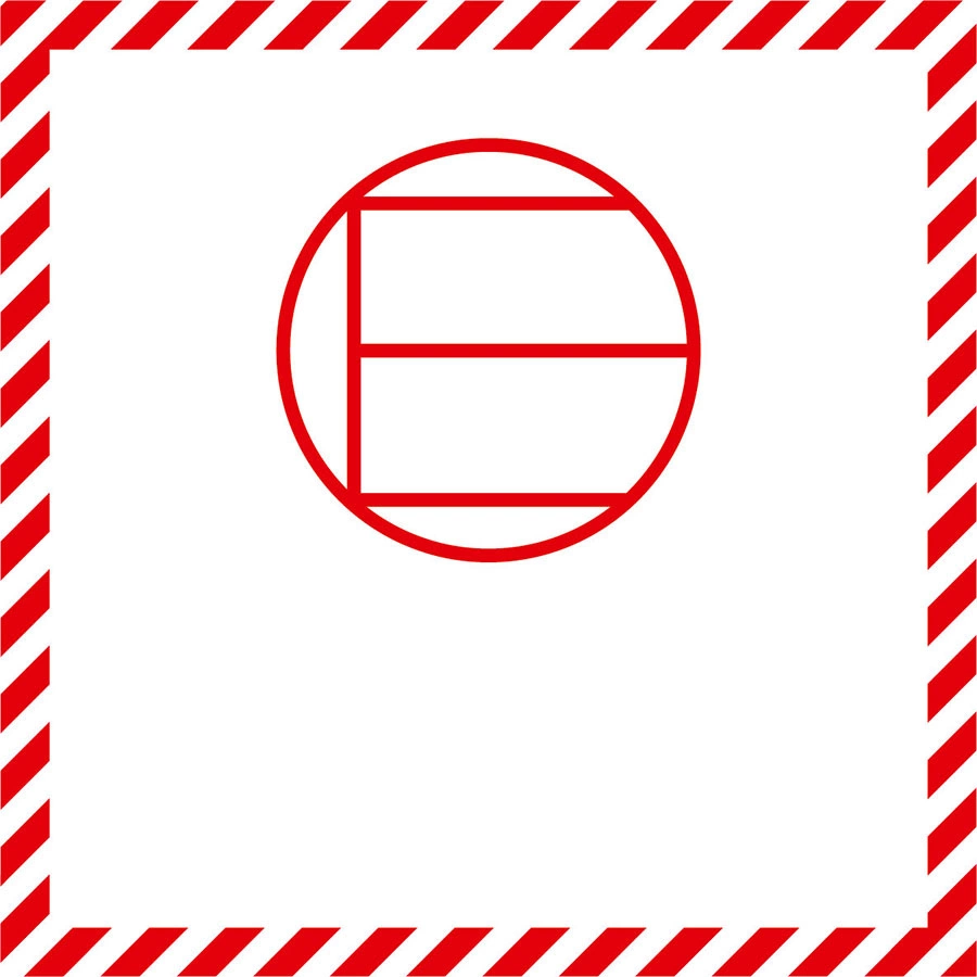 Nalepka znak E (FOLIA) 10x10 cm (rolka po 250 sztuk nalepek) | Nalepki ...